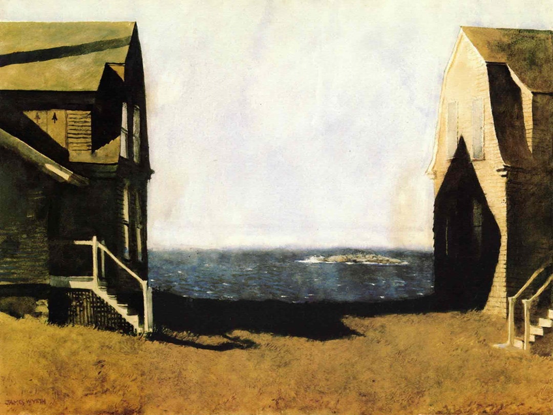 Jamie Wyeth: “summer House, Winter House", Extremely Rare Vintage ...