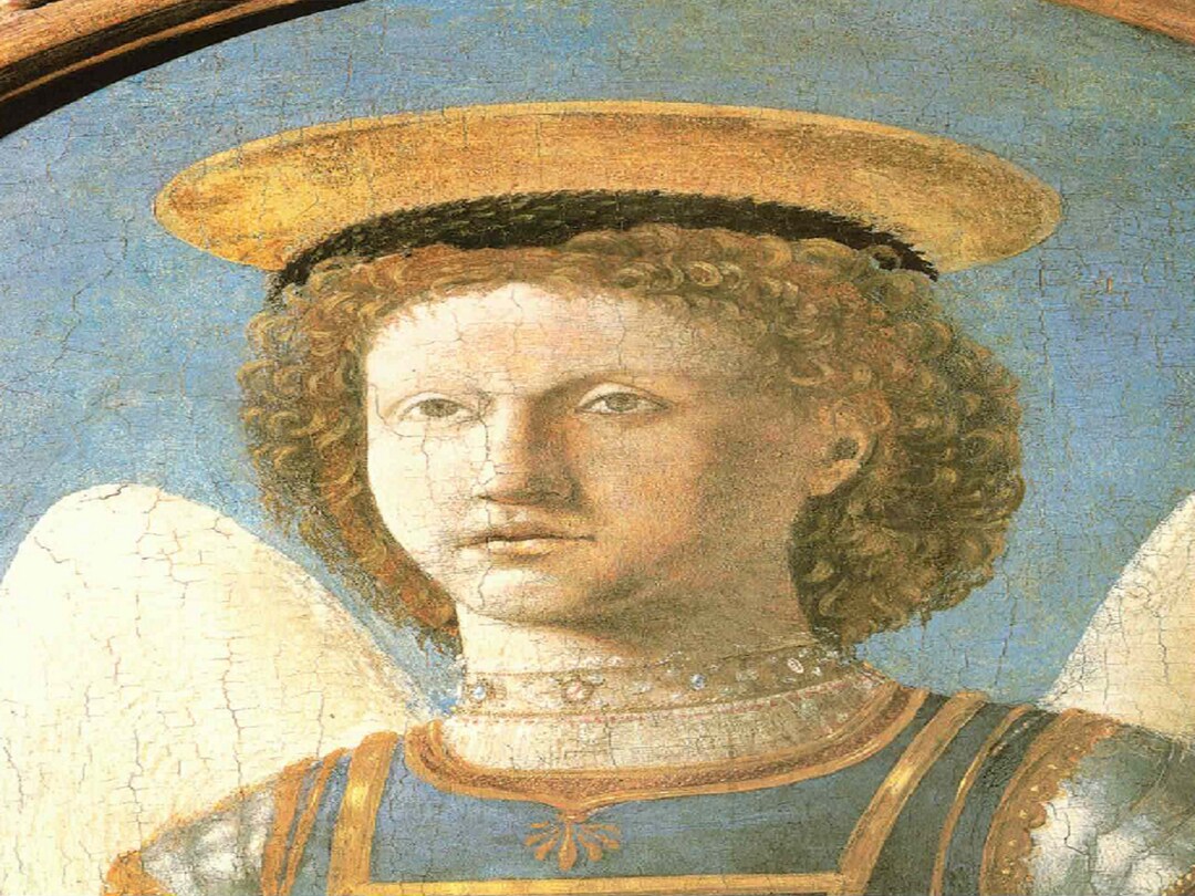 Piero Francesca: “st. Michael", Extremely Rare Original Bookplate Print ...