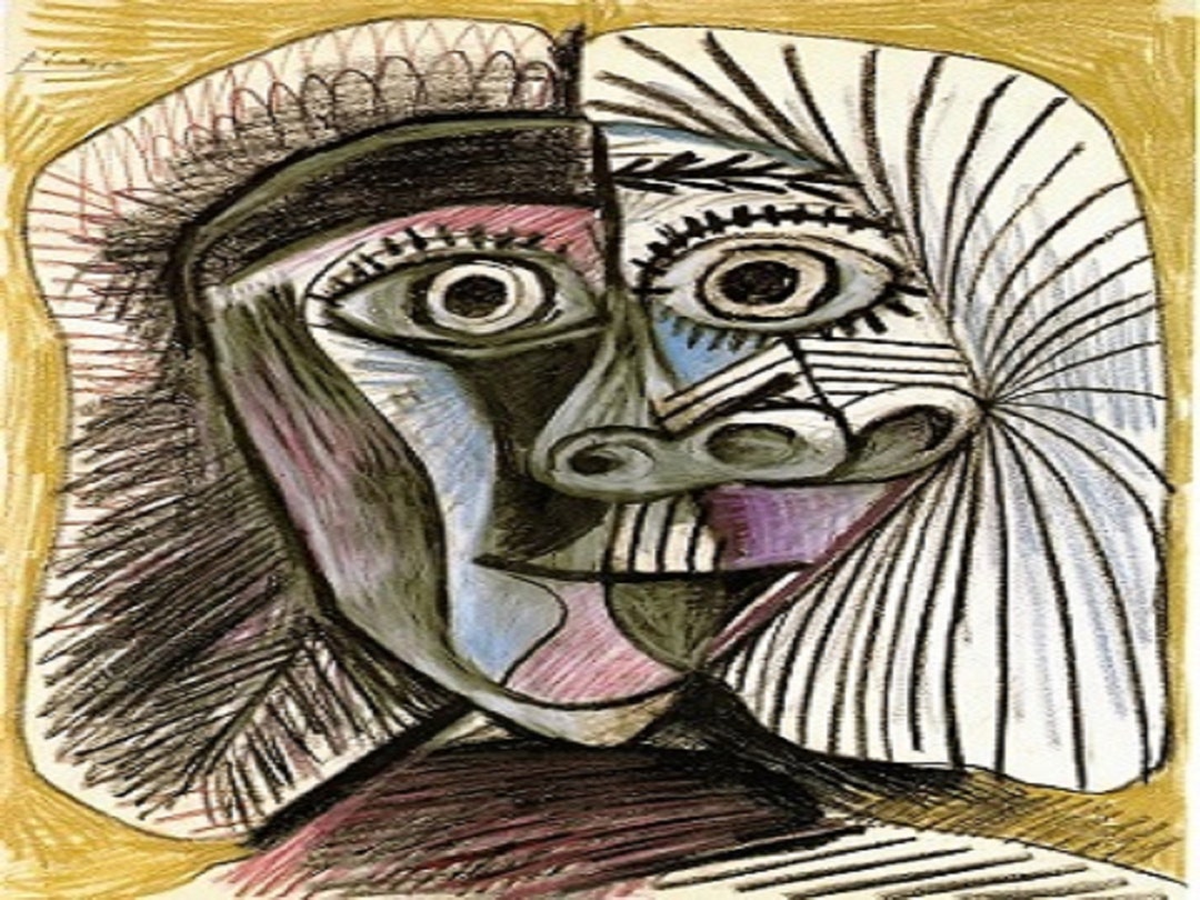 Pablo Picasso: "head", Extremely Rare Original Vintage Bookplate Print ...