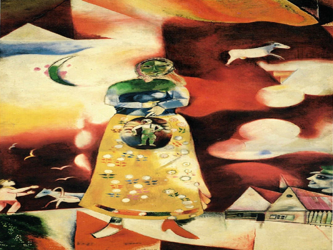 Marc Chagall: "the Pregnant Woman", Extremely Rare Large Bookplate ...