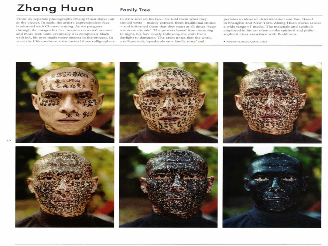 Huan Zhang: “family Tree", Extremely Rare Original Bookplate Print, Photograph Circa 1985 ...