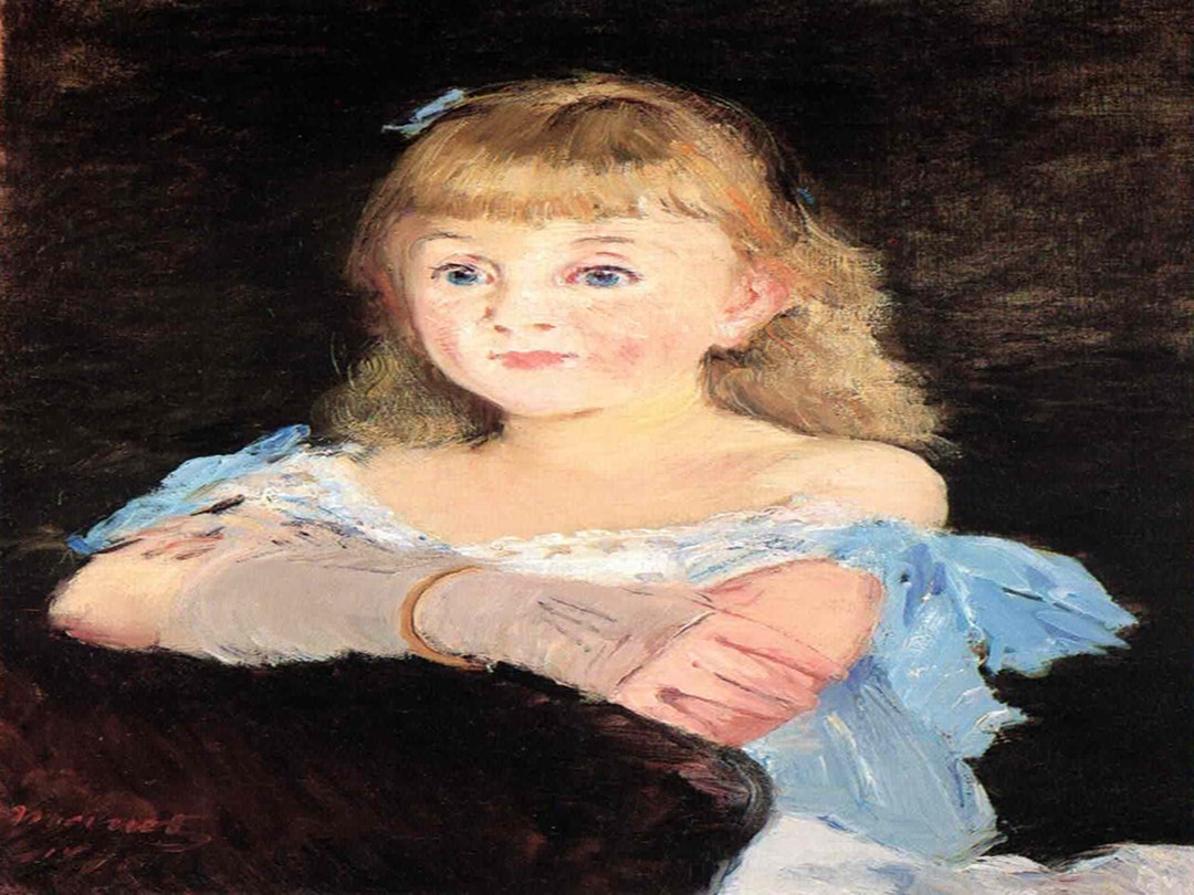 Edouard Manet: “portrait of A Girl", Extremely Rare Original Bookplate ...