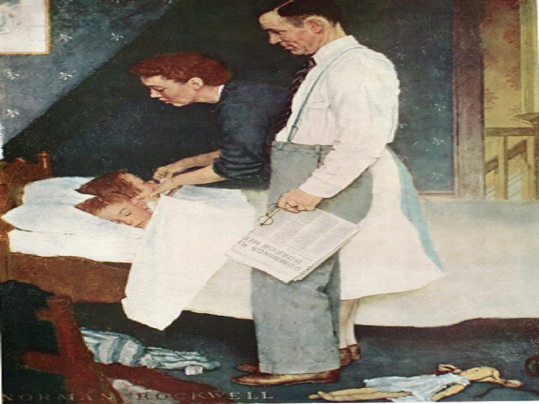 Norman Rockwell: “four Freedoms; Freedom of Fear”, Extremely Rare ...