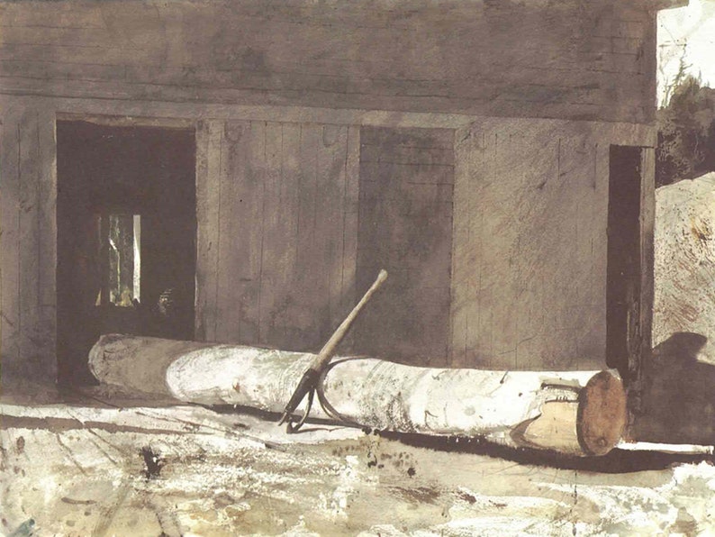 Andrew Wyeth: the Peavey, Extremely Rare Vintage Bookplate Print ...