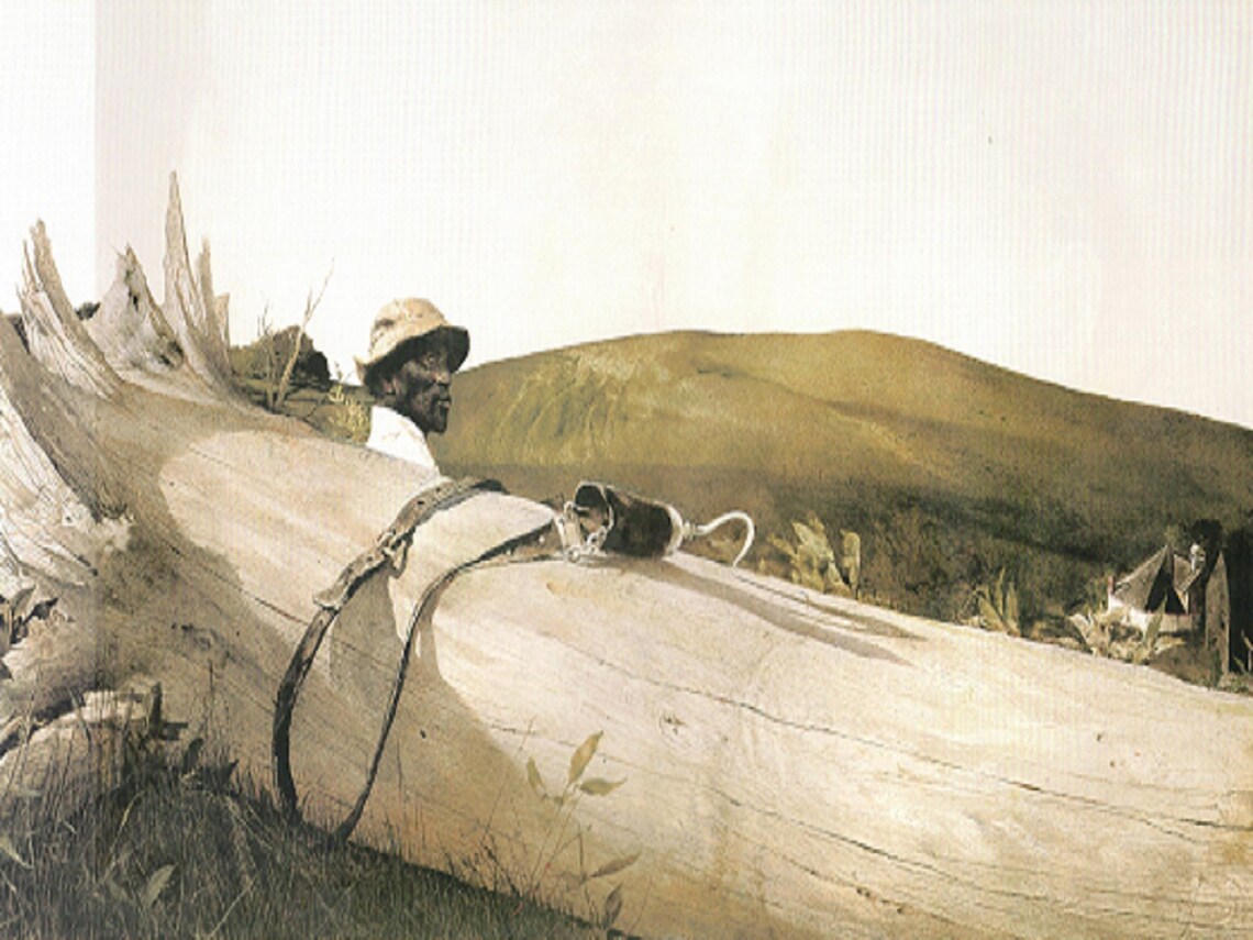 Andrew Wyeth: “field Hand", Extremely Rare Original Vintage Bookplate ...