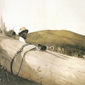 Andrew Wyeth: “field Hand", Extremely Rare Original Vintage Bookplate ...