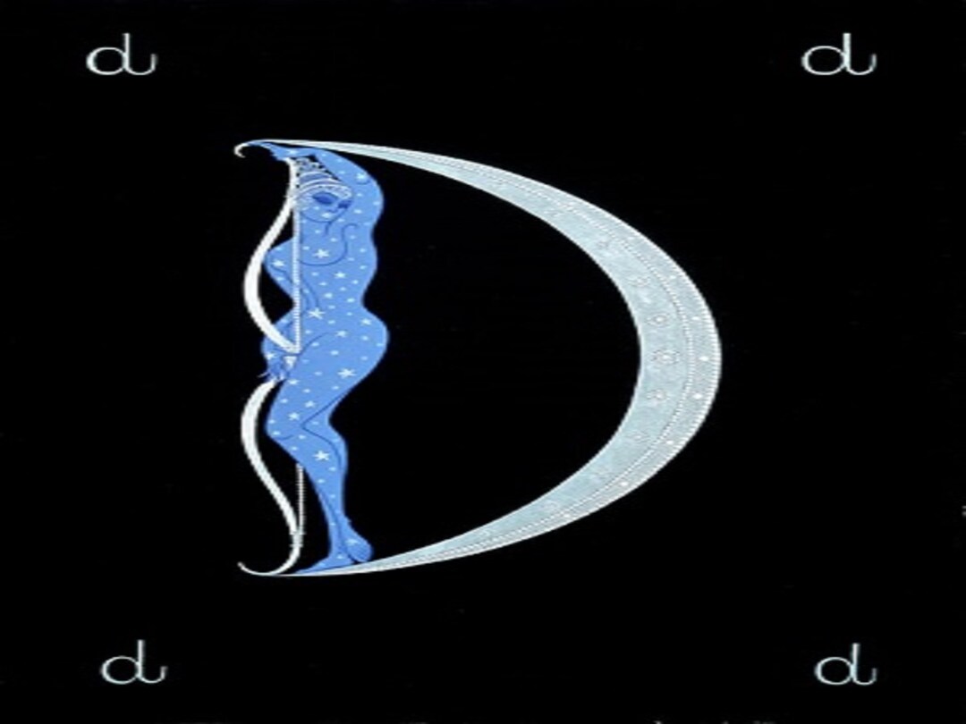 Erte: "the Alphabet Series “d", Extremely Rare Vintage Full Page ...