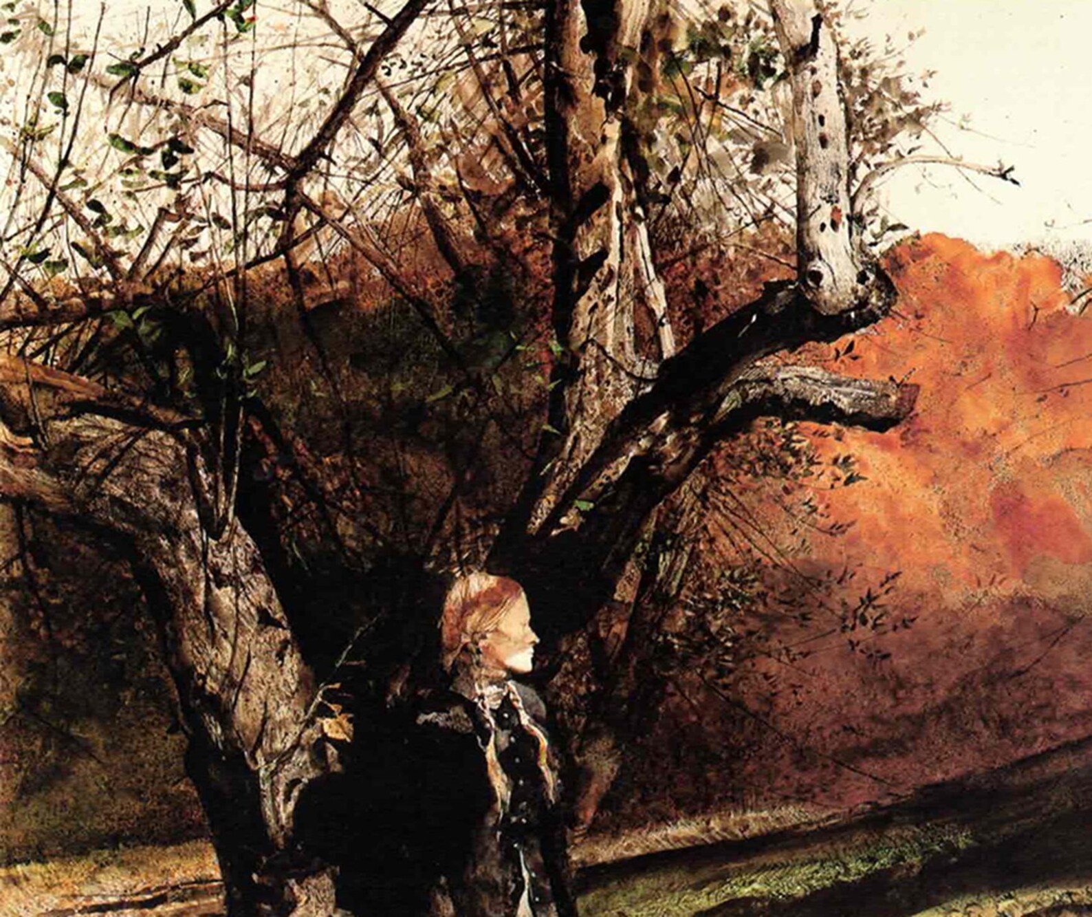 Andrew Wyeth: “autumn", Extremely Rare Vintage Bookplate Print ...