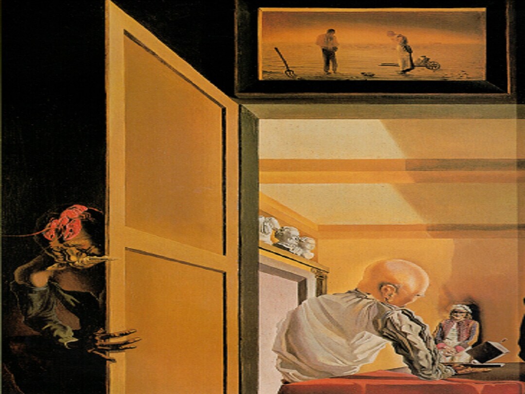 Salvador Dali: "gala and the Angelus of Millet", Extremely Rare Vintage ...