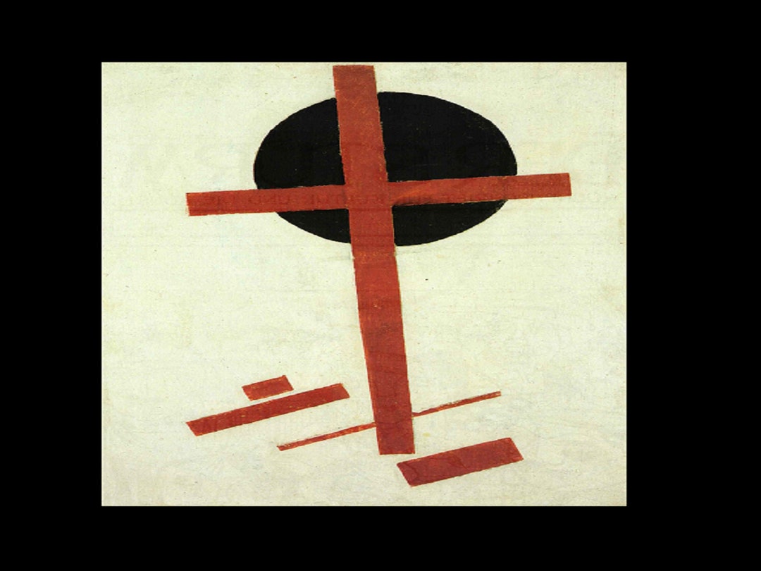 Kasimir Malevich: “red Cross in Black Circle", Extremely Rare Bookplate ...