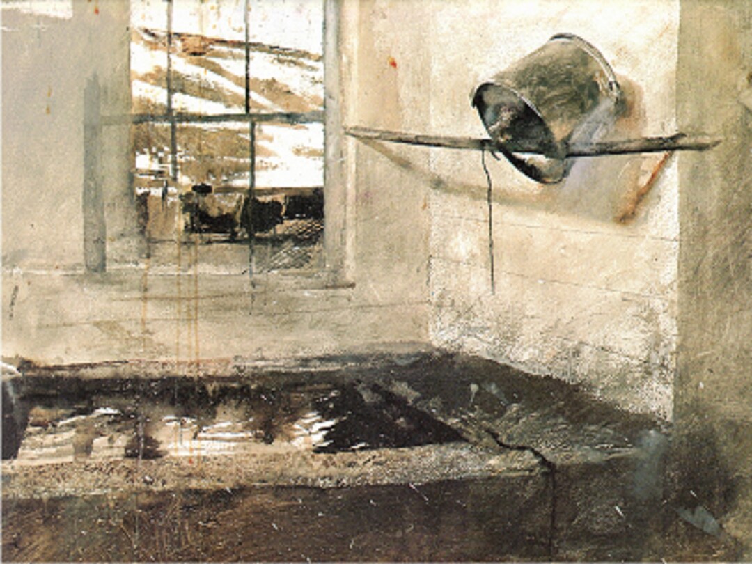 Andrew Wyeth: spring Fed, Extremely Rare Vintage Full Page Bookplate ...