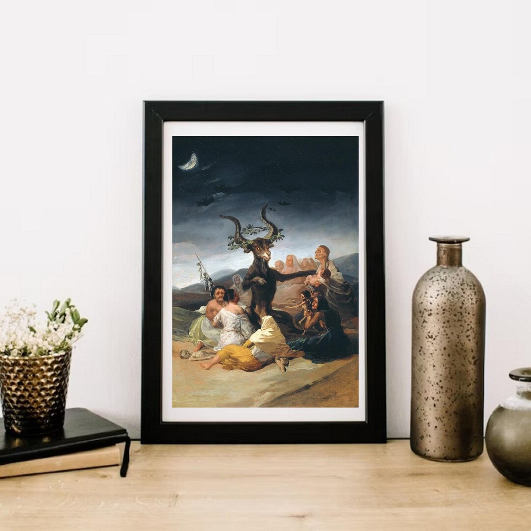 Giclée Fine Art Print; "witches Sabbath" by Francisco Goya; Fine Art ...
