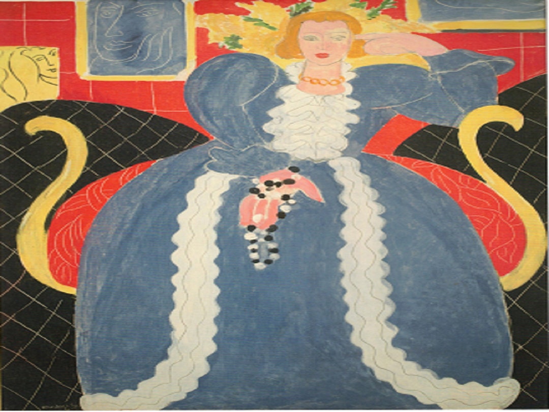 Henri Matisse: lady in Blue Very Rare Original New - Etsy