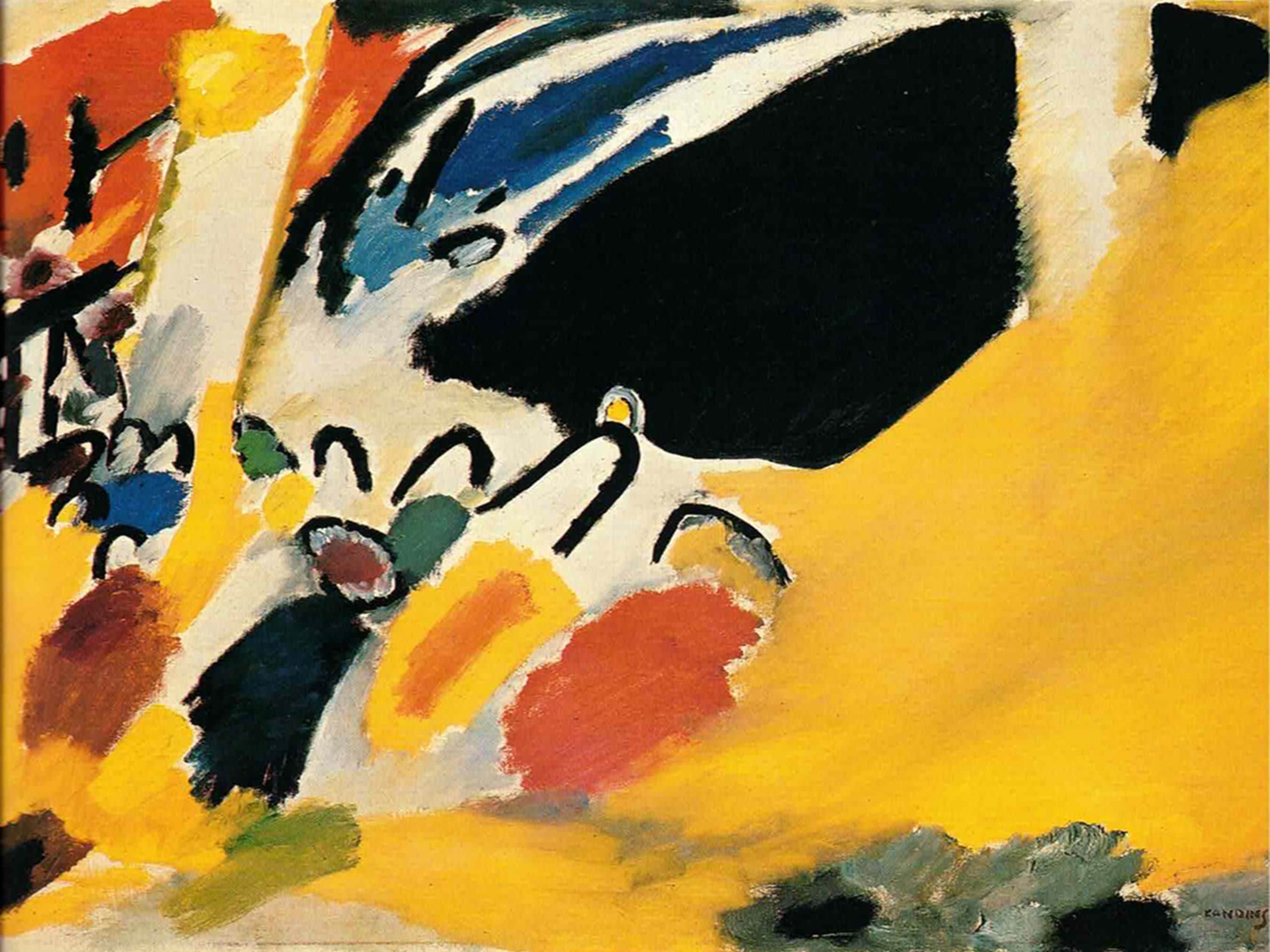 Wassily Kandinsky: “impression Iii", Extremely Rare Vintage Bookplate ...