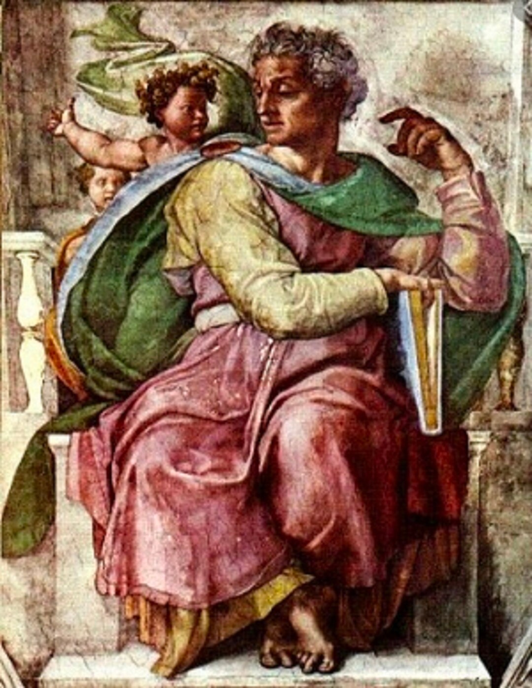 Michelangelo: “the Prophet Isaiah", Very Rare Original Vintage ...