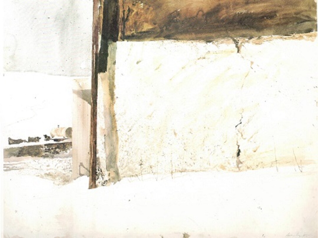 Andrew Wyeth: “untitled, 1967 Iii", Extremely Rare Vintage Bookplate ...