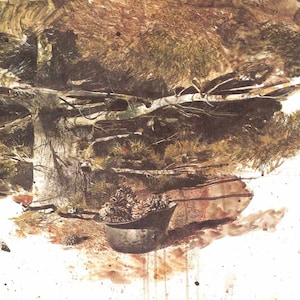 Andrew Wyeth: pine Baron, Study, Extremely Rare Vintage Bookplate Print ...