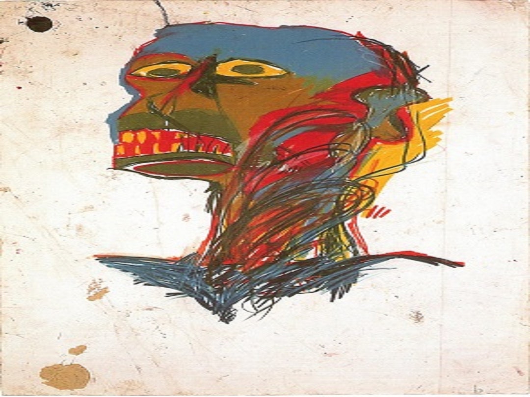 Jean-michel B.: “untitled, 1982 Ii", Extremely Rare Original Bookplate ...
