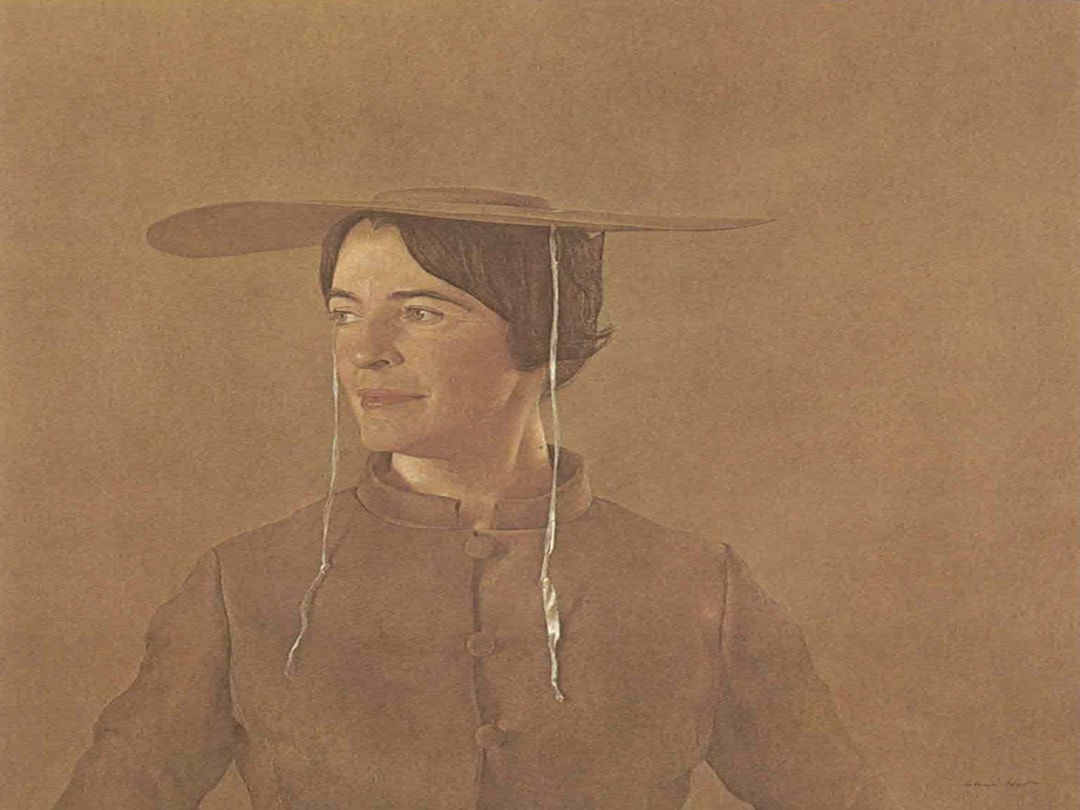 Andrew Wyeth: "maga’s Daughter", Extremely Rare Vintage Bookplate Print ...