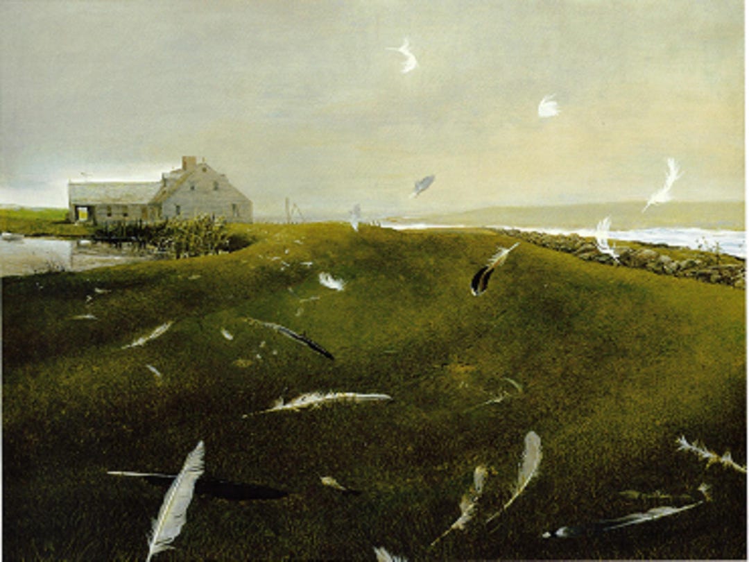 Andrew Wyeth: "airborne", Extremely Rare Original Bookplate Print ...