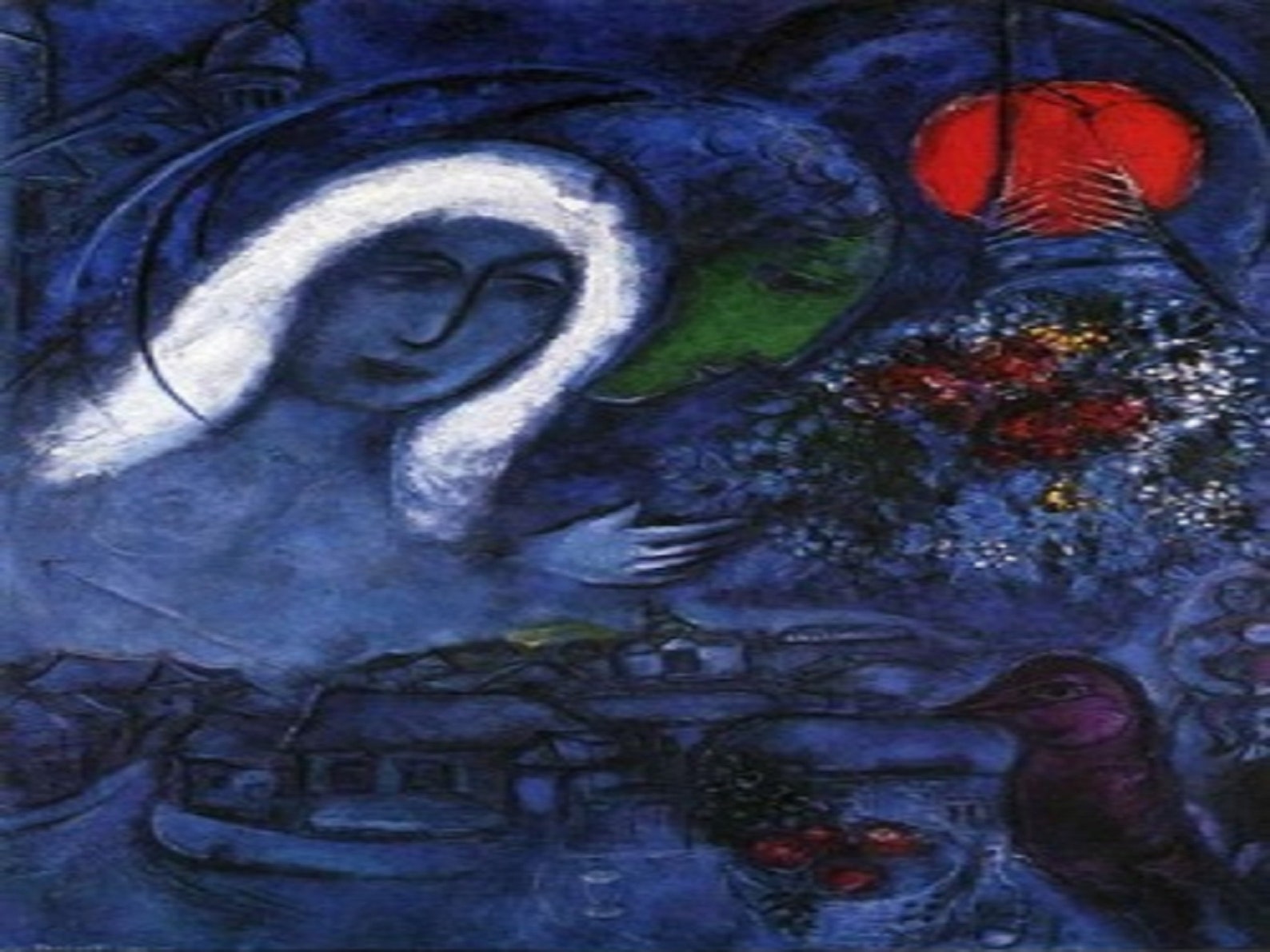 Marc Chagall: "the Field of Mars", Extremely Rare Large Bookplate Print ...