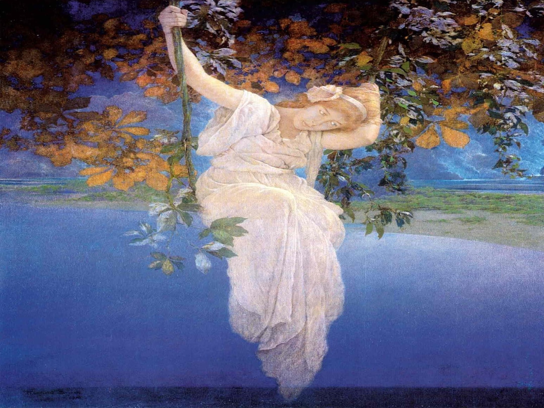 Maxfield Parrish: "reveries", Extremely Rare Original Bookplate Print ...