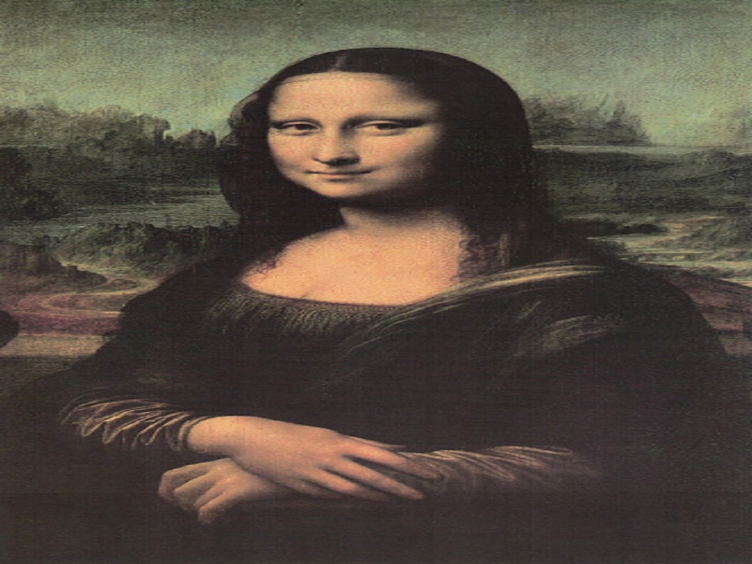 Leonardo Da Vinci: "mona Lisa", Extremely Rare Original Bookplate Print ...