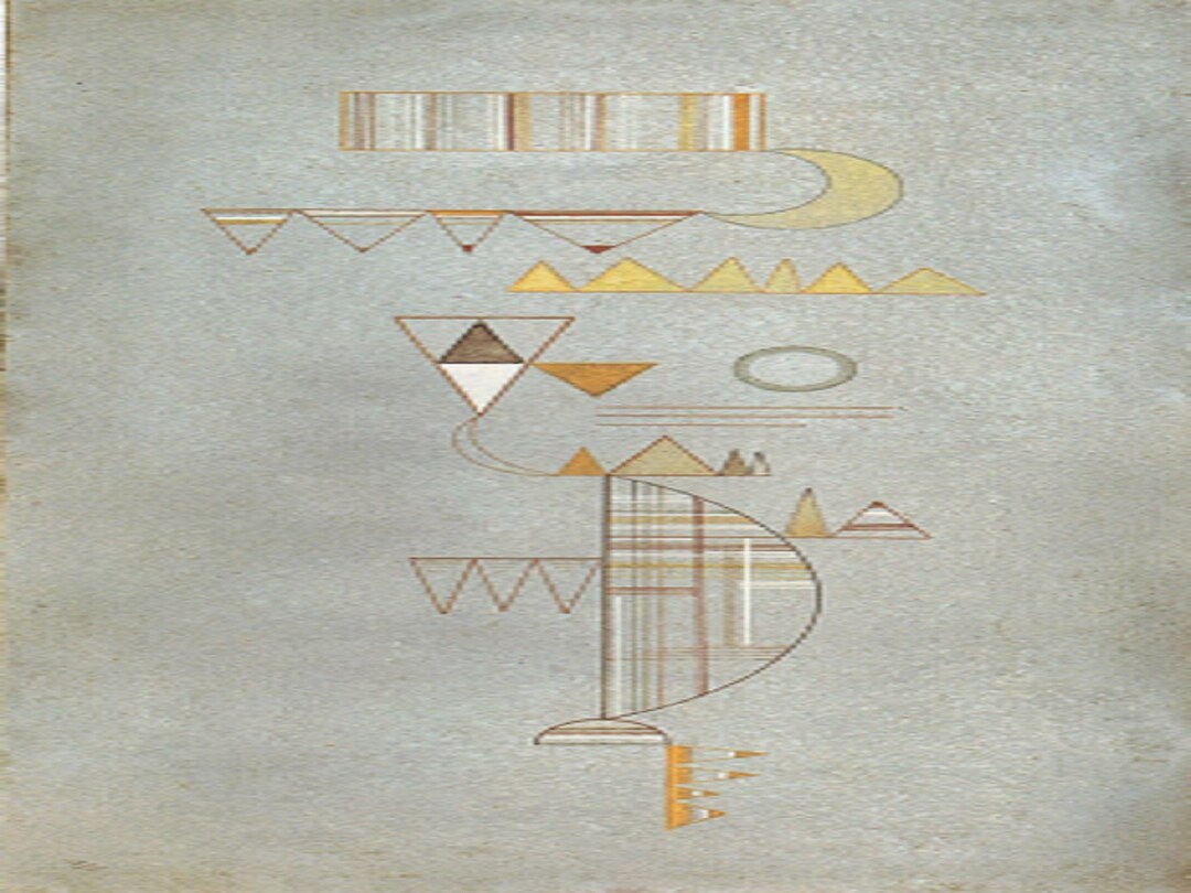 Wassily Kandinsky: "sweetish", Extremely Rare Original Bookplate Print ...