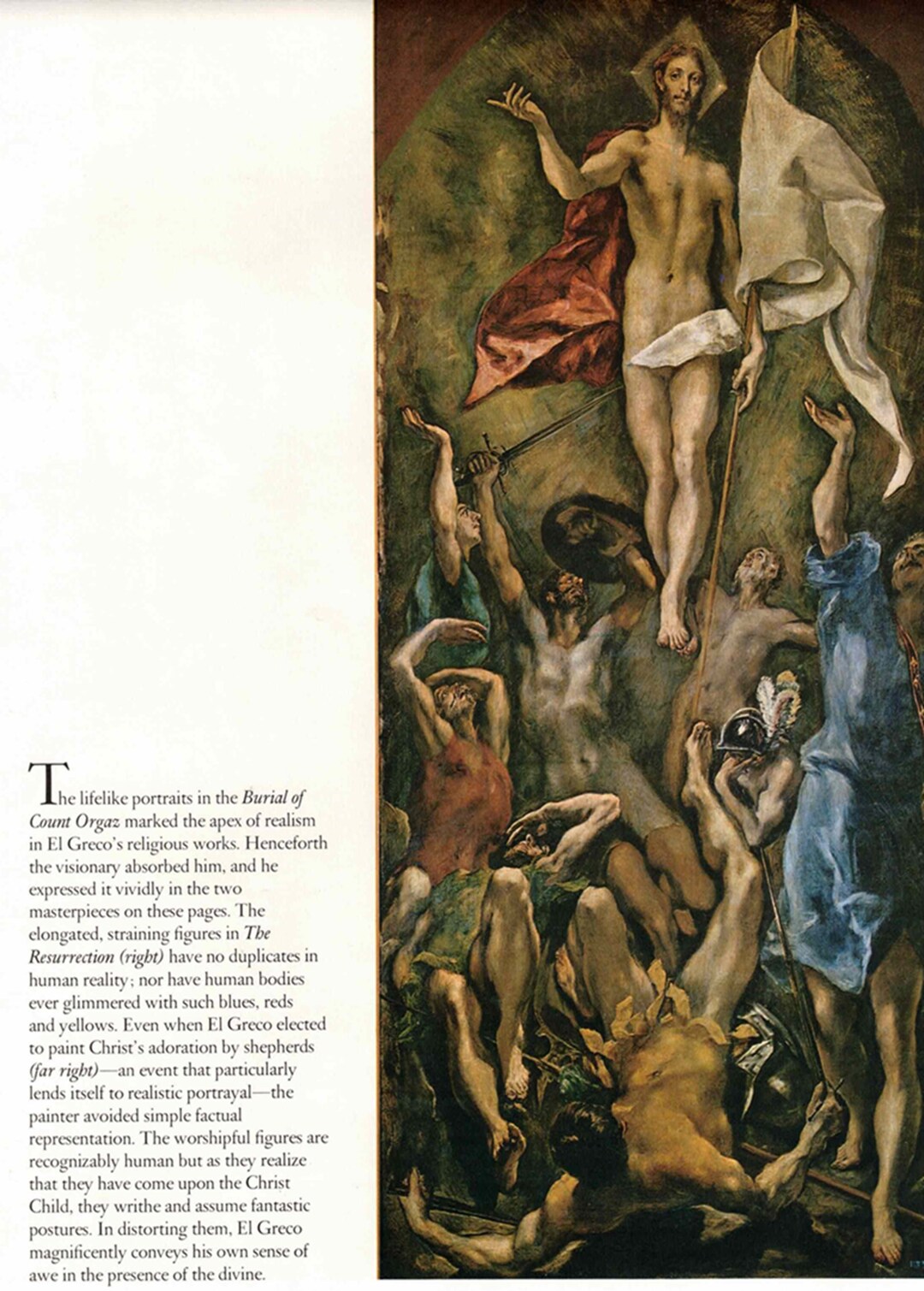 El Greco: “the Resurrection", Extremely Rare Vintage Bookplate Print ...