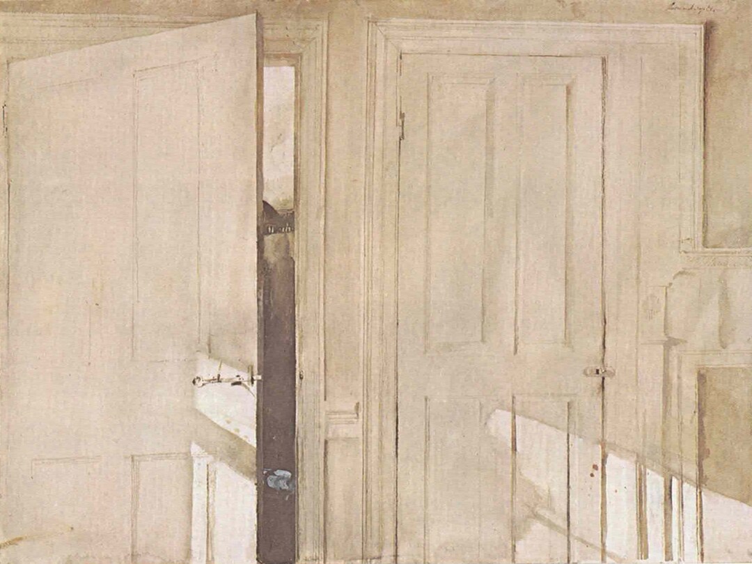 Andrew Wyeth: "open and Closed", Extremely Rare Vintage Bookplate Print ...