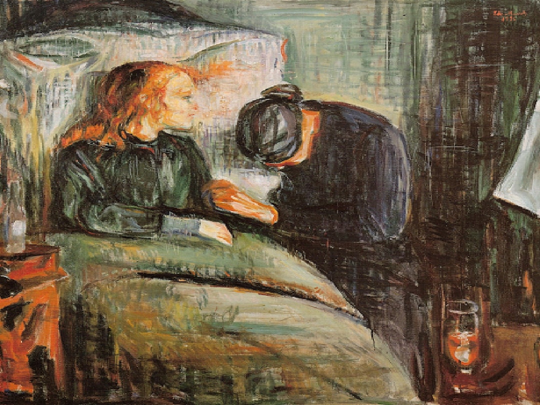 Edvard Munch: "the Sick Child", Extremely Rare Original Bookplate Print ...