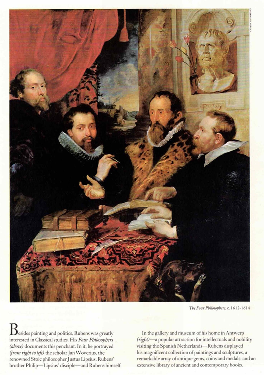 Peter Paul Rubens: “the Four Philosophers", Extremely Rare Vintage ...