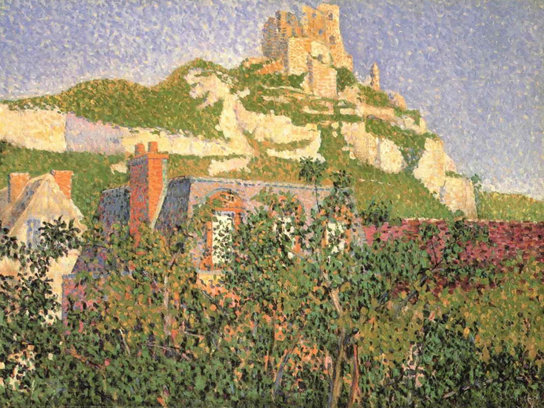 Paul Signac: “chateau Gaillard", Extremely Rare Original Bookplate ...