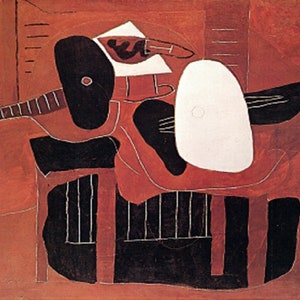 Pablo Picasso: "musical Instruments on A Table", Extremely Rare Vintage ...