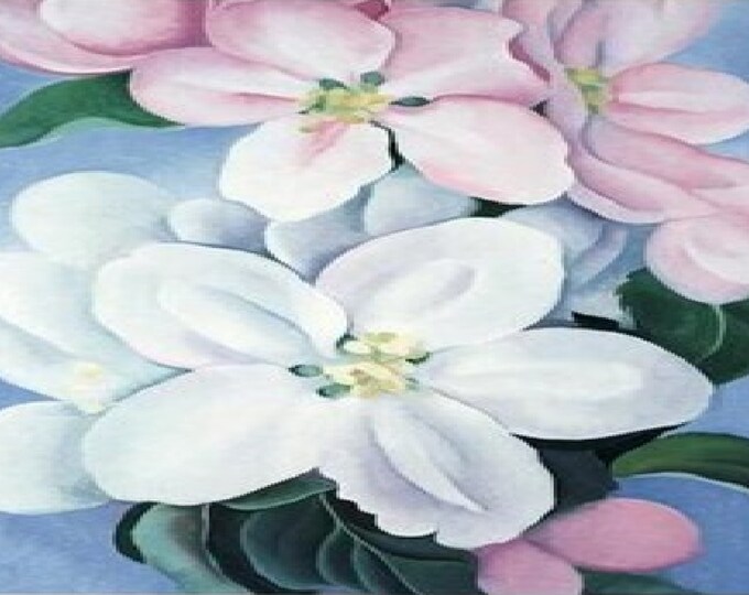 Georgia Okeeffe: apple Blossoms, Extremely Rare Vintage Bookplate Print ...