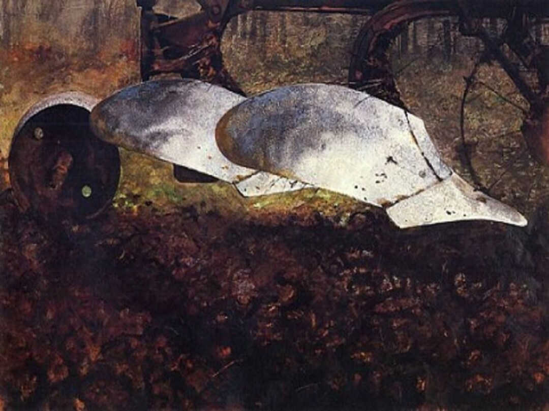 Jamie Wyeth: “spring Plowing", Extremely Rare Vintage Bookplate Print ...