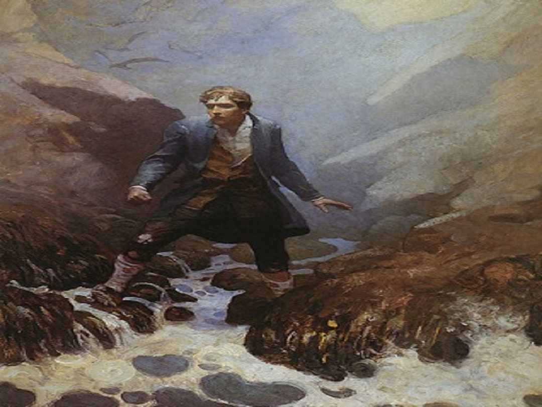 N. C. Wyeth: "on the Island of Earraid", Extremely Rare Original ...