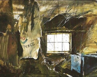 Andrew Wyeth: "raccoon", Extremely Rare Original Bookplate Print ...