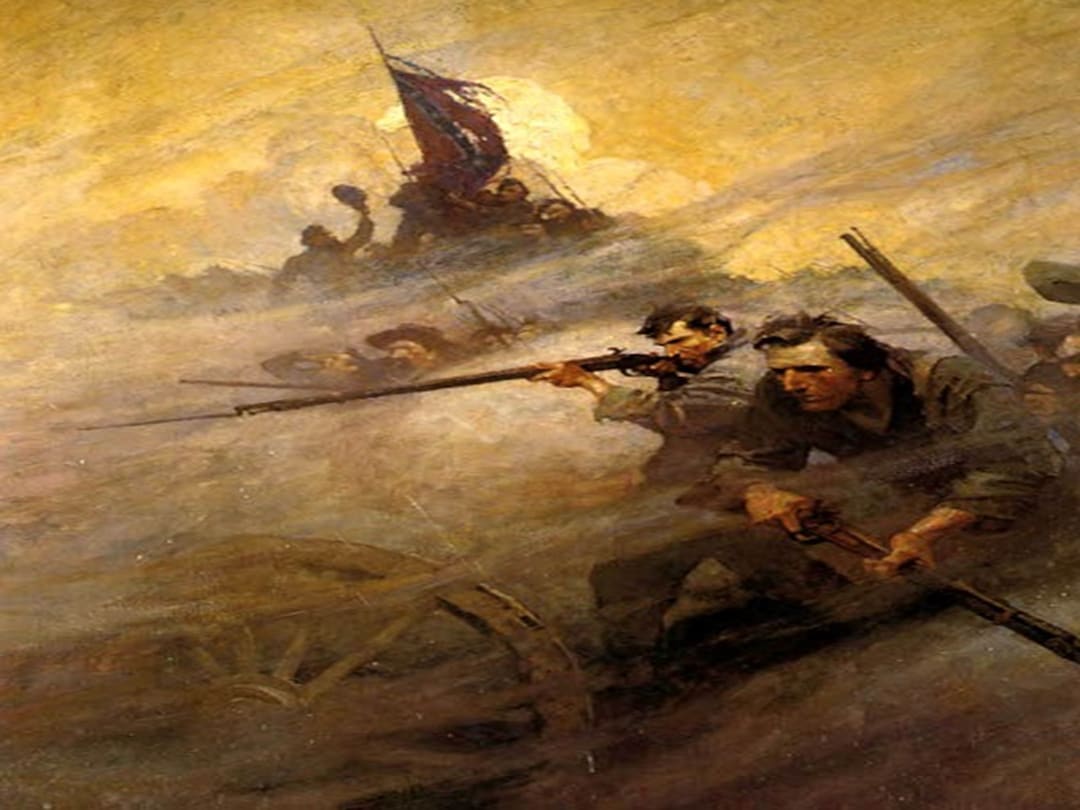 N. C. Wyeth: “the Battle", Extremely Rare Original Bookplate Print ...