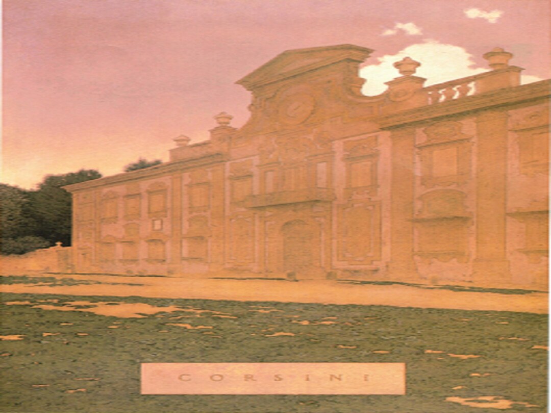 Maxfield Parrish: "villa Corsini, Florence", Very Rare Original Vintage ...
