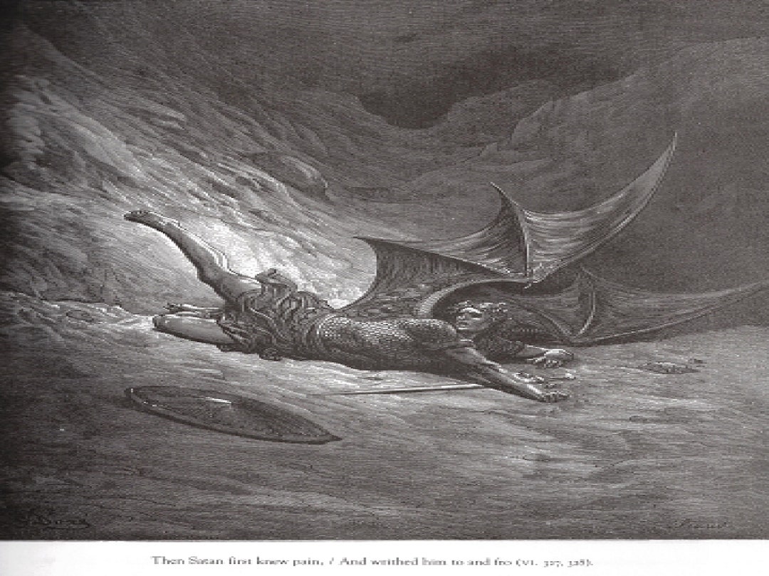 Gustave Dore "milton’s Paradise Lost: Then Satan First Knew Pain ...
