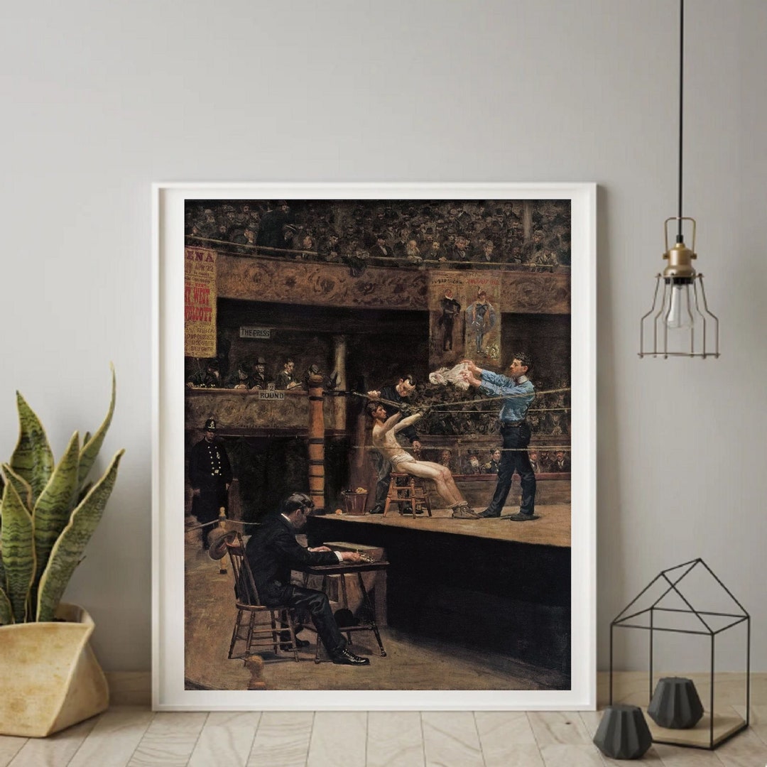 Giclée Fine Art Print; "between Rounds" by Thomas Eakins; Fine Art ...