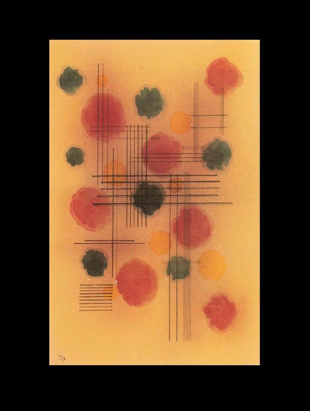 Wassily Kandinsky: "emotions", Extremely Rare Original Bookplate Print ...