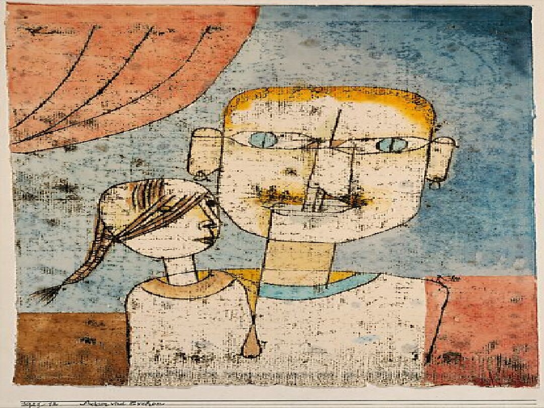 Paul Klee: "adam and Little Eve", Very Rare Original Vintage Bookplate ...
