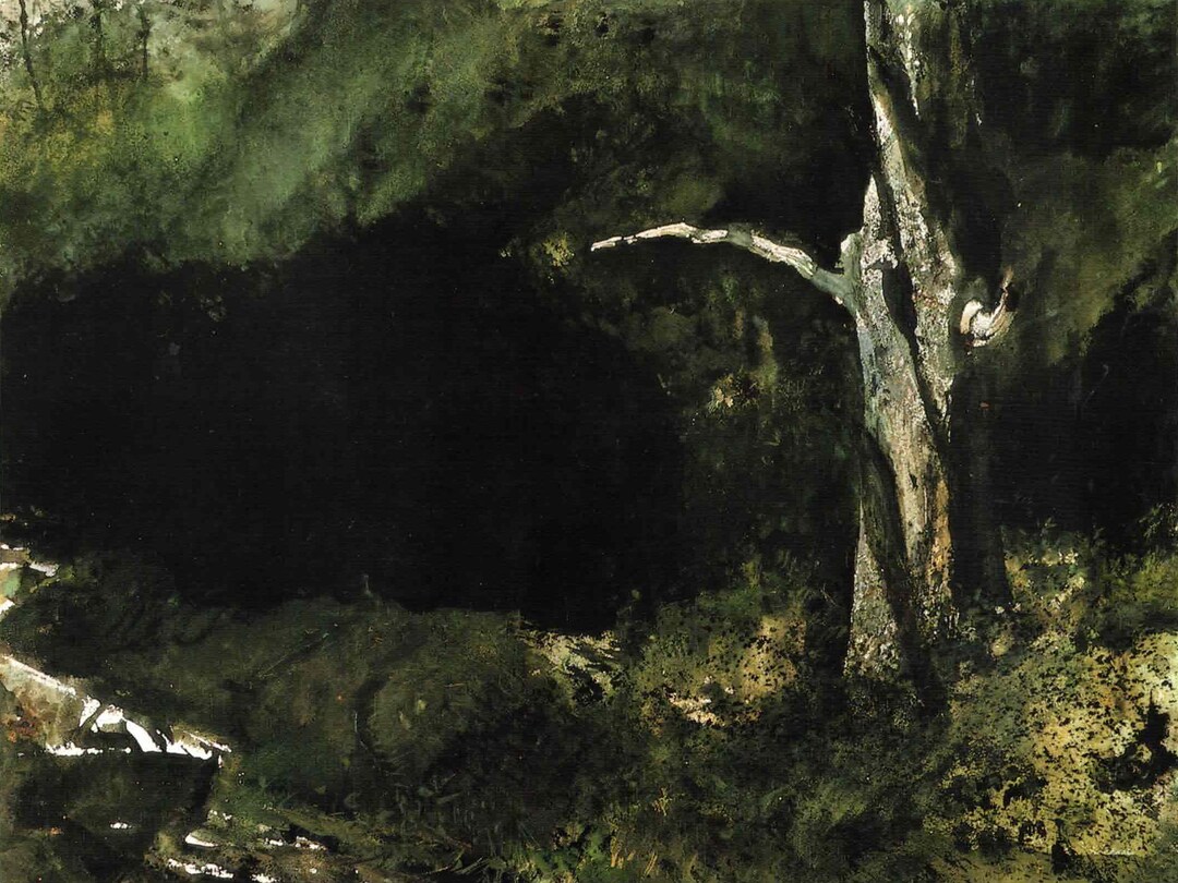 Andrew Wyeth: "untitled, 1978", Extremely Rare Vintage Bookplate Print ...