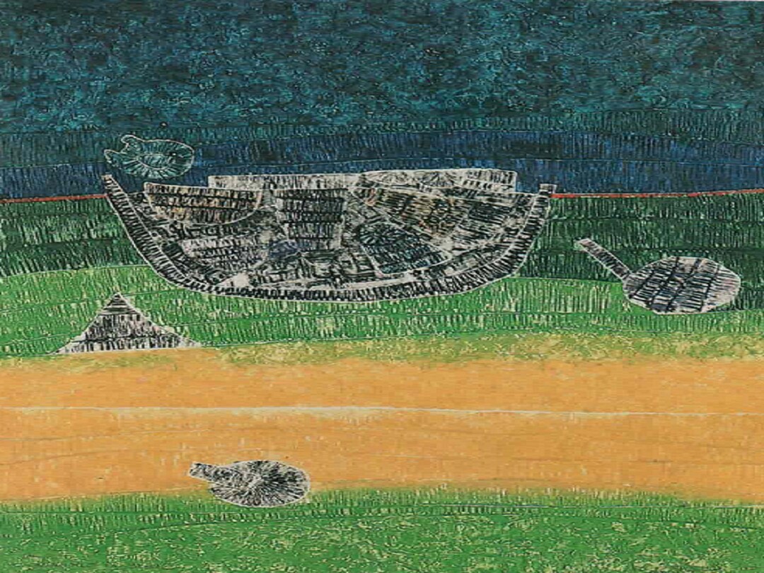 K.B. Hwang: "vagabond in Blue", Extremely Rare Original Vintage ...