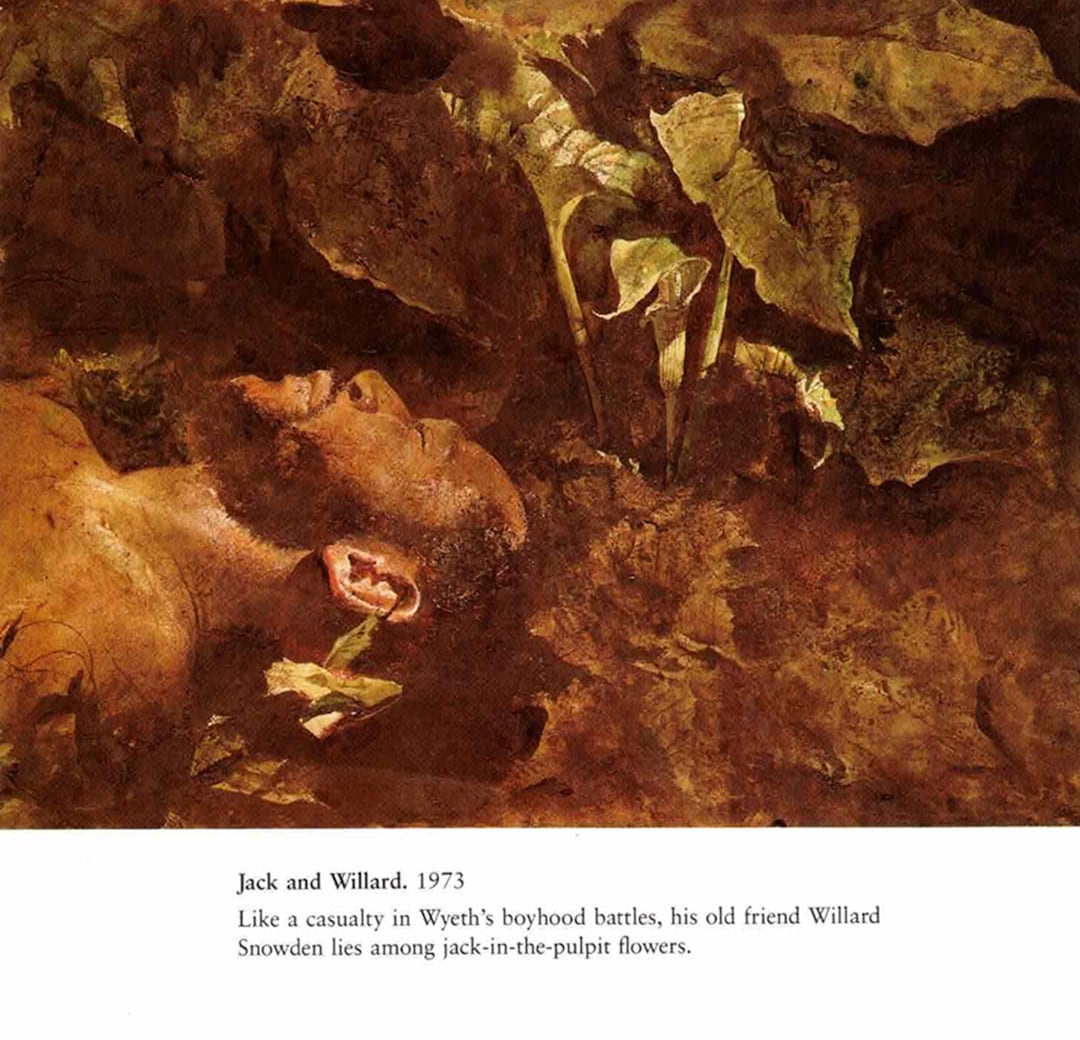 Andrew Wyeth: "jack and Willard", Extremely Rare Vintage Bookplate ...
