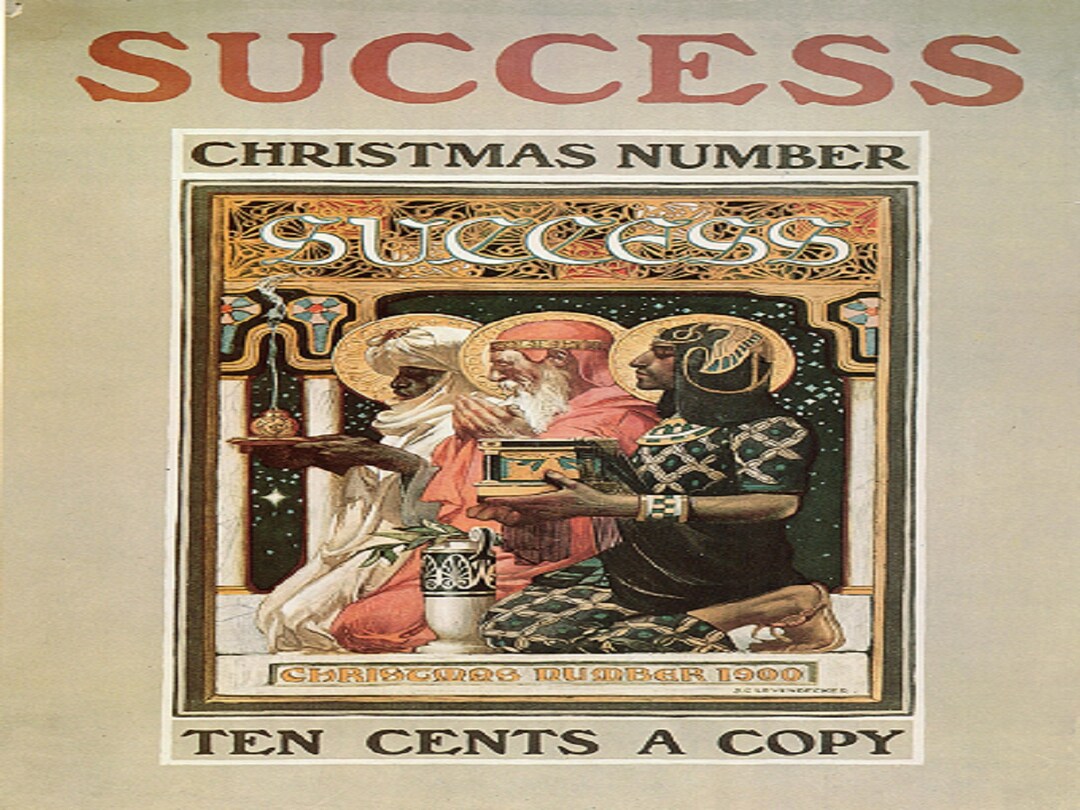 J.C. Leyendecker: success Magazine Poster for Christmas Number, 1900 ...
