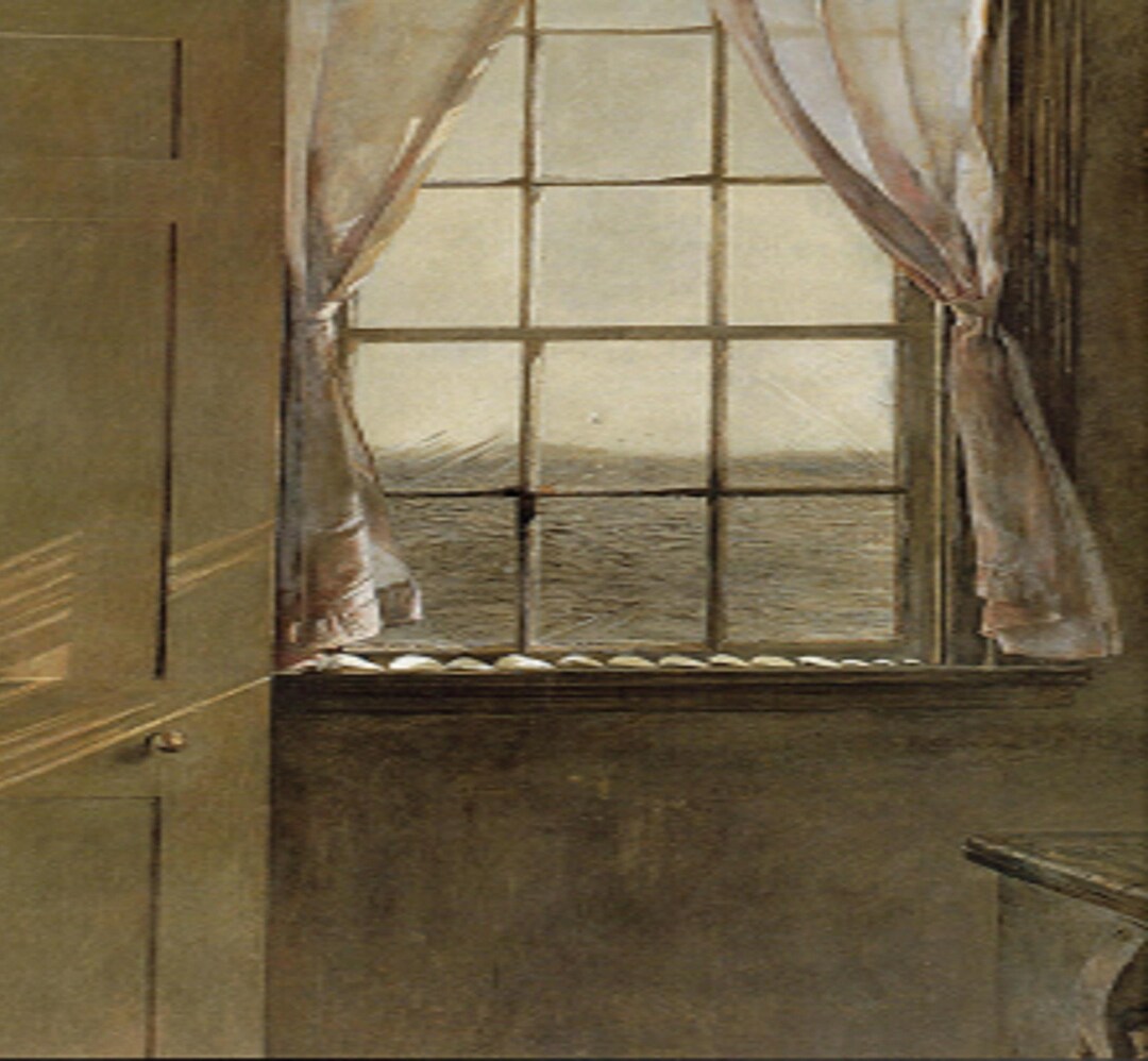 Andrew Wyeth: "sea Window", Extremely Rare New Full Page Bookplate ...