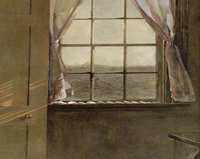 Andrew Wyeth: "sea Window", Extremely Rare New Full Page Bookplate ...